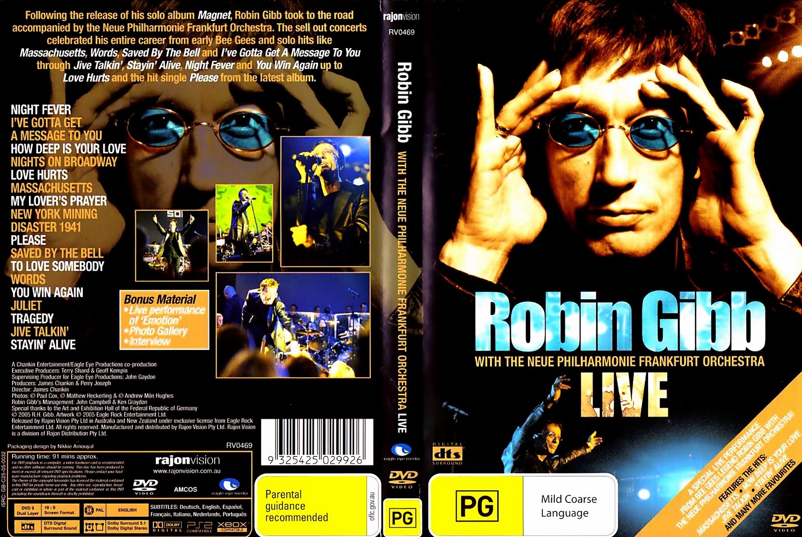 Ws HaeniscH: Robin Gibb with The Neue Philharmonie Frankfurt Orchestra ...